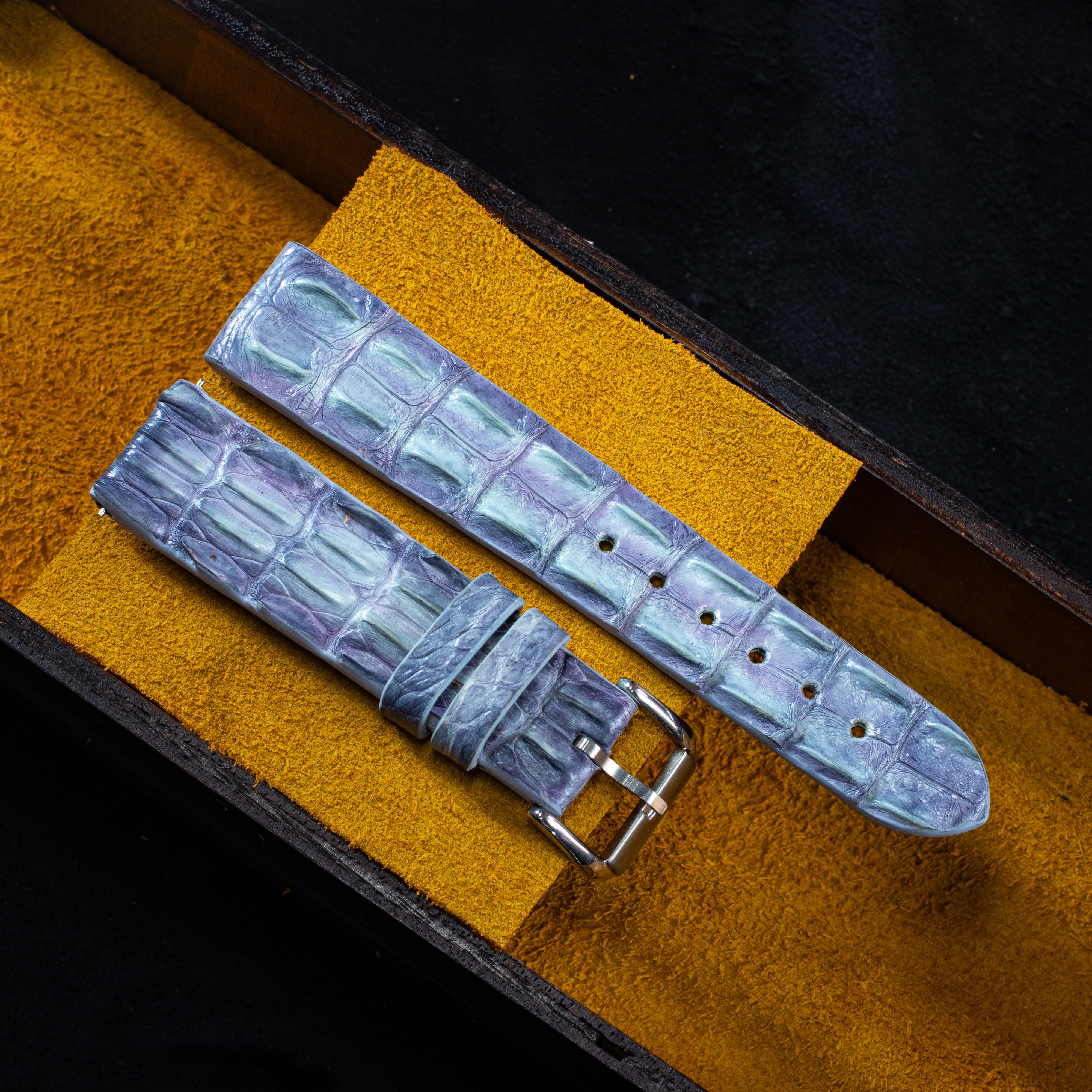 Patina Alligator Strap – Made By Tan